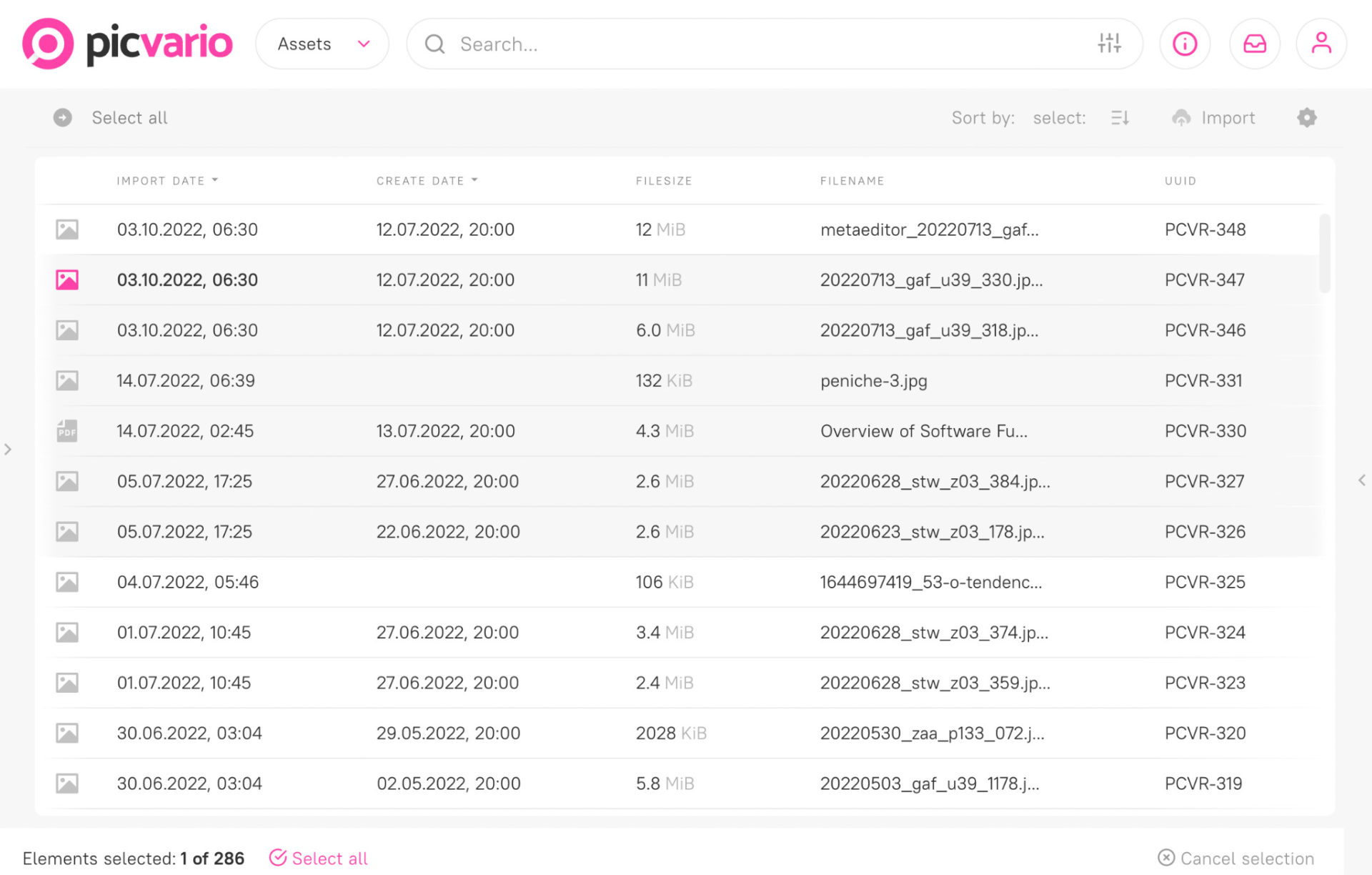 Update Picvario 2.7 September 2022 - New Release